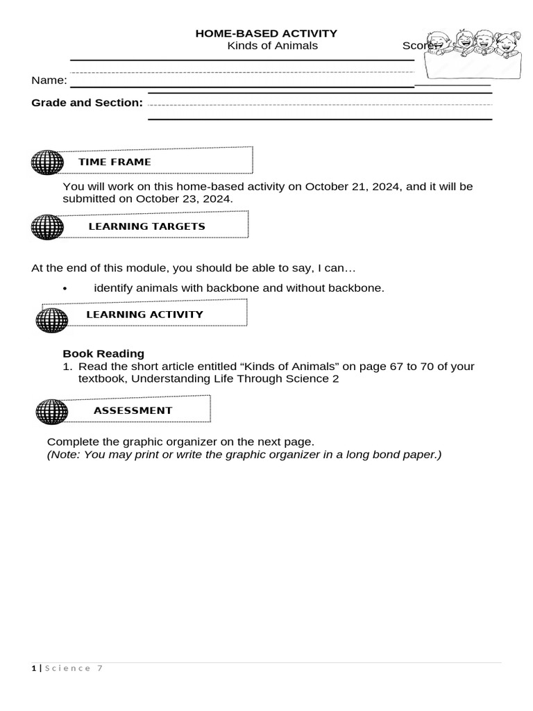 Grade 2 Activity | PDF