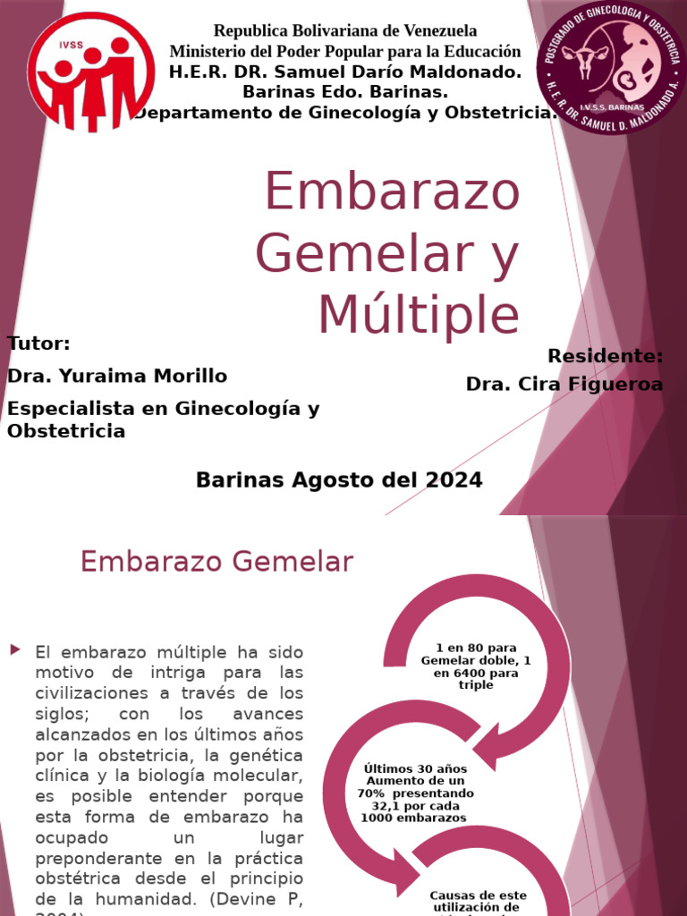 Manejo del Embarazo Gemelar y Múltiple | PDF | Parto | El embarazo