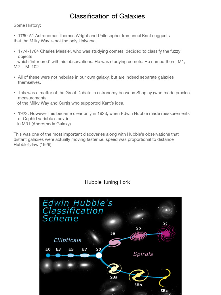 Galaxy Classification | PDF | Science & Mathematics