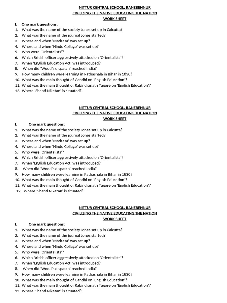 Electoral Politics. Work Sheet | PDF