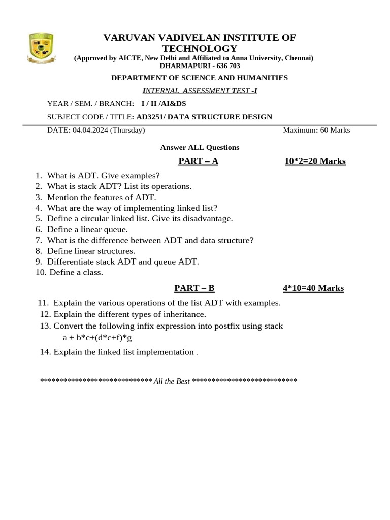 Ad3251 (DSD) - Iat 1 | PDF