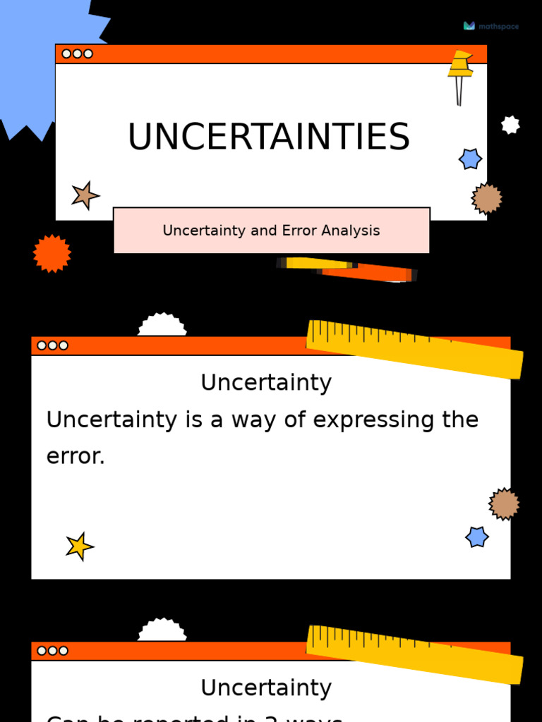 Errors and Uncertainties Part II - Uncertainties 2 | PDF | Uncertainty | Measurement