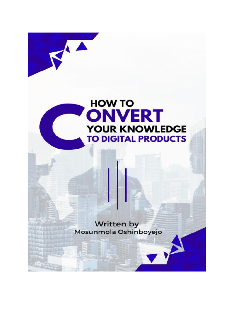How To Convert Your Knowledge To Digital Product Copy Pdf Audiobook