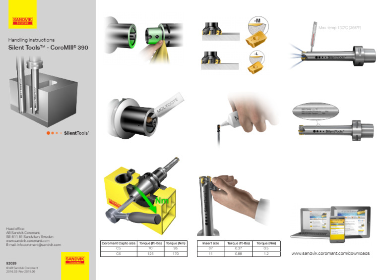 Silent Tools CoroMill 390 92039 | PDF | Technology & Engineering