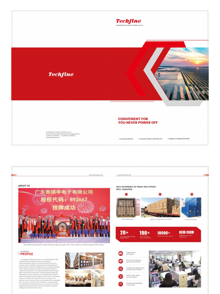 Inverter Catalog Techfine | PDF