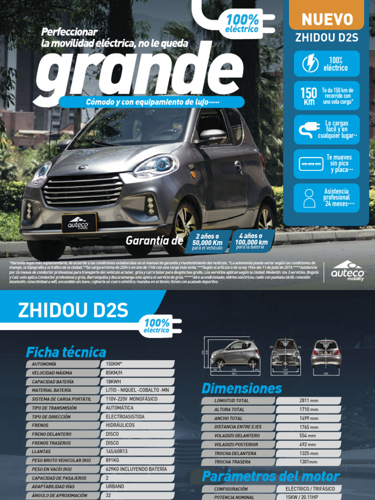 Zhidou D2S | PDF | Carros deportivos | Vehículo de motor