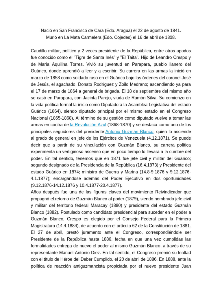 Joaquín Sinforiano de Jesús Crespo Torres | PDF