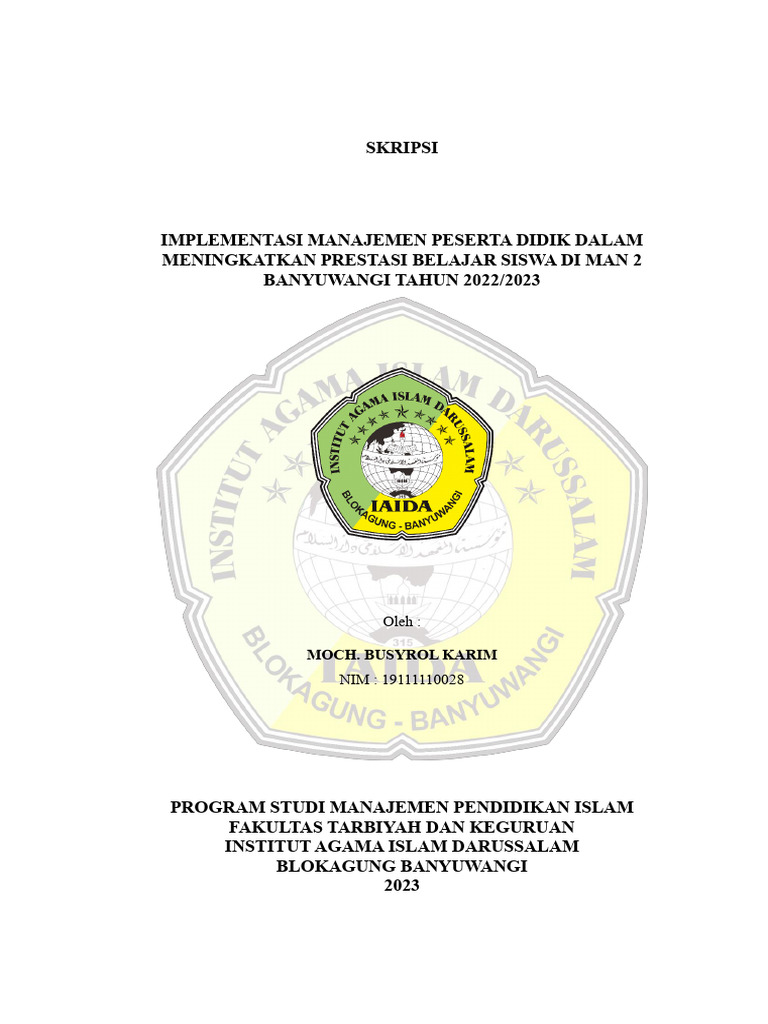 Skripsi Full Karim Repisi Geden | PDF