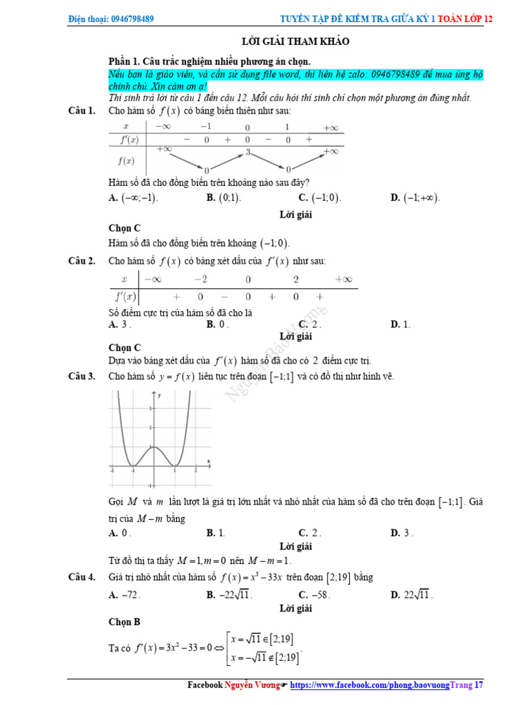 nbv 0946798489 10 ĐỀ KIỂM TRA GK1 TOÁN 12 FORM 2025 trang 3 đã gộp | PDF