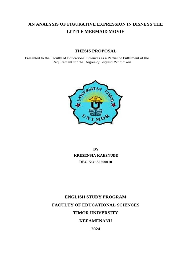 Proposal Eka Kaenube 8 | PDF | Metaphor | Qualitative Research