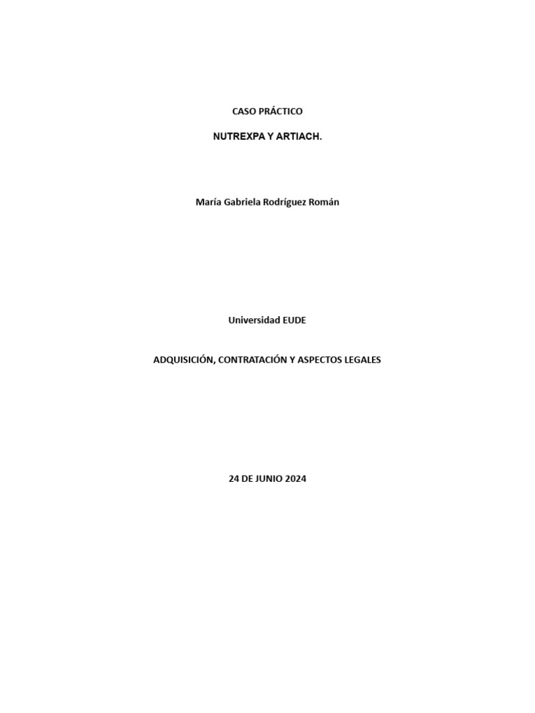 Caso 1 Nutrexpa | PDF | Mercado (economía) | Economias