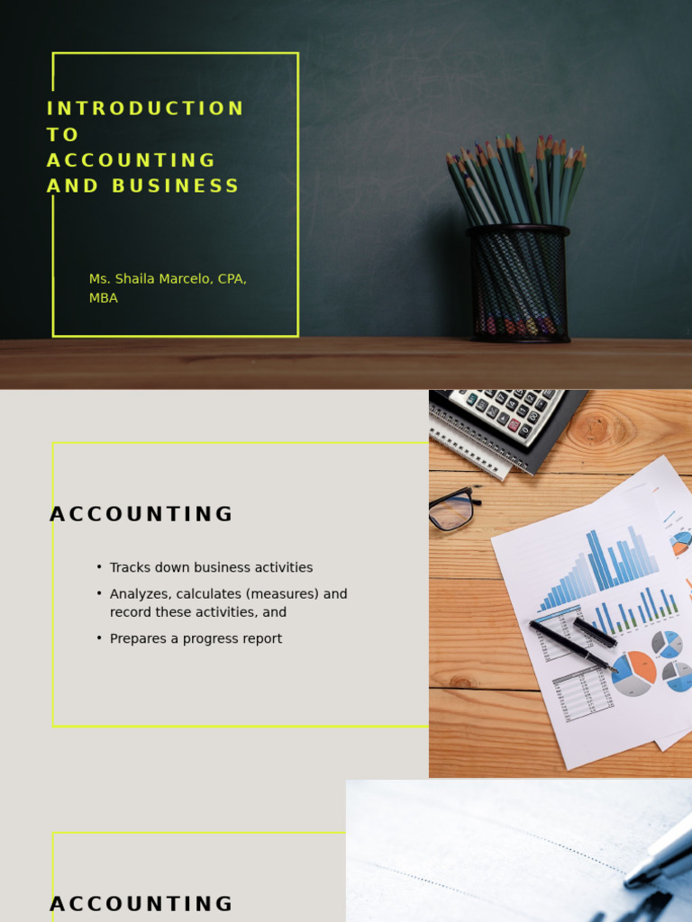 Introduction To Accounting and Business | PDF | Accounting | Financial ...