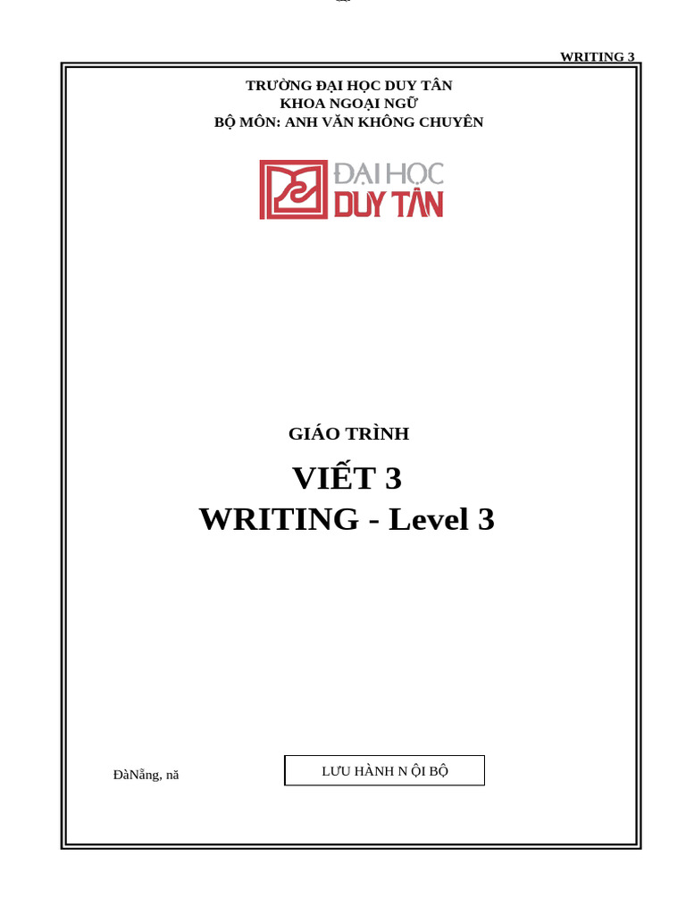 Writing Skills: Level 3 Guide | PDF | Noun | Pronoun