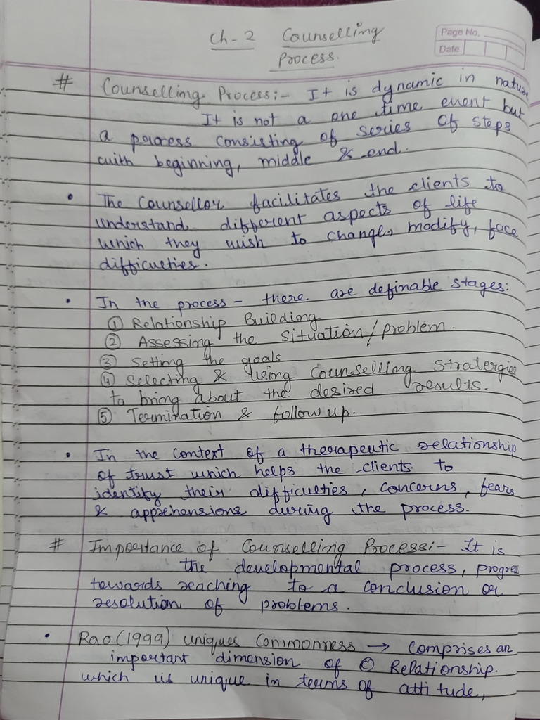 Counseling Process | PDF