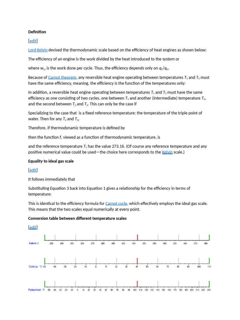 Understanding the Kelvin Temperature Scale | PDF
