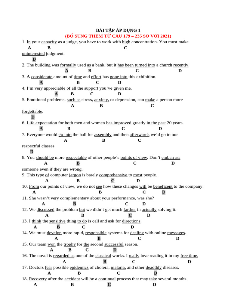 Btap Áp D NG | PDF | Cost Of Living