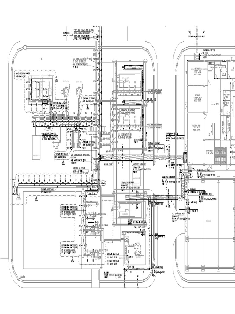20-01-BRGA-ELE-DWG-0011 - Electrical Outdoor Cable Route & Tray Layout ...