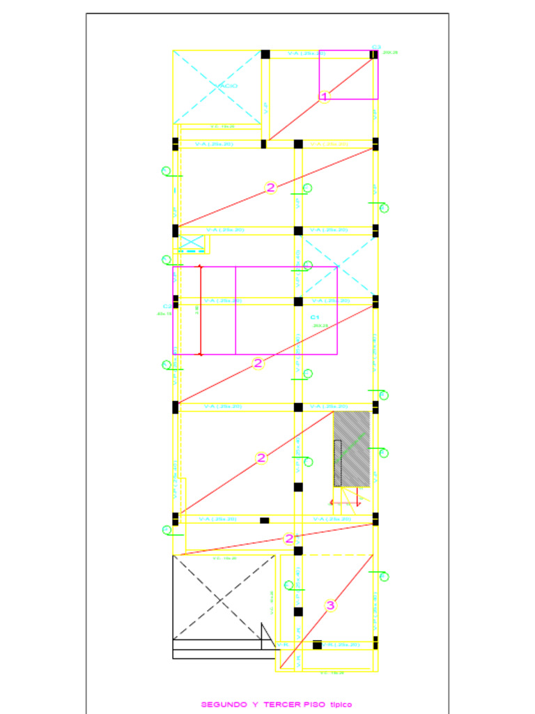 PLANO - VIV. COMP. 6.50x19.00-Model | PDF | Avion a reacción