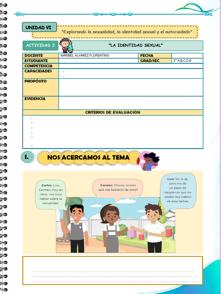 2° DPCC - Actv.02-Uni.6 2024 | PDF | Homosexualidad | Género