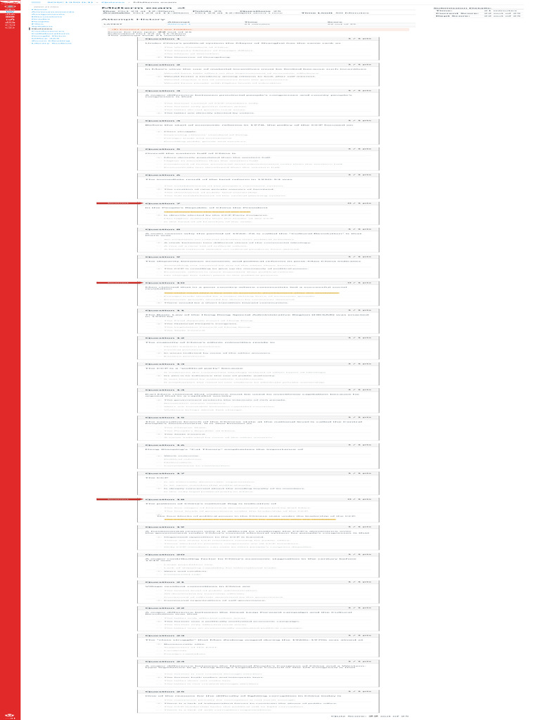 Midterm Ans | PDF | Communism | China
