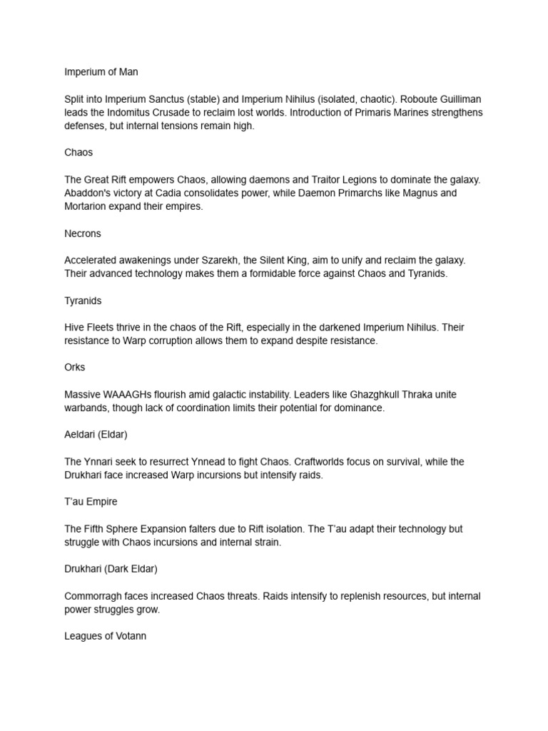 Imperium of Man | PDF