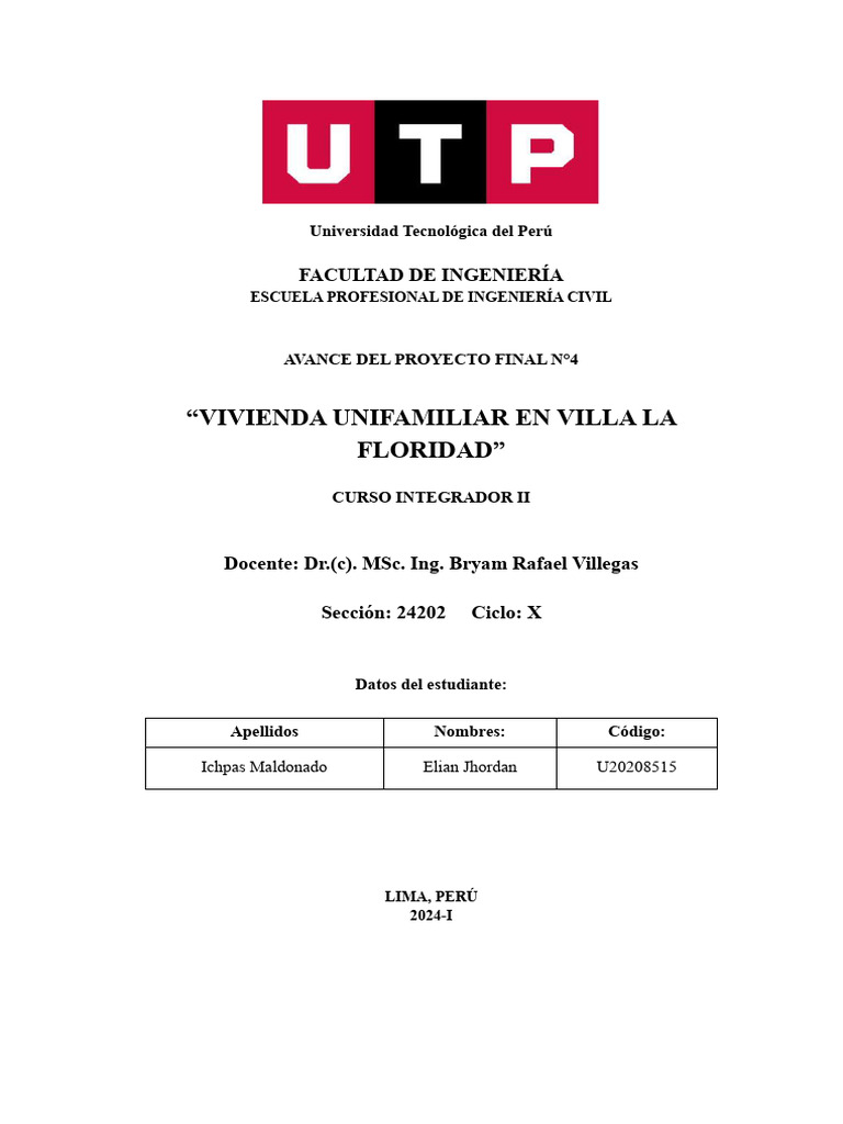 Ejemplo 2 Integrador | PDF | Precipitación | Estudio de factibilidad