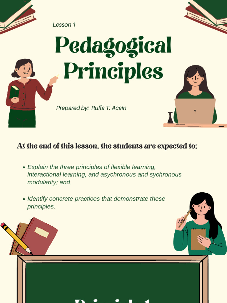 Acain Pedagogical Principles | PDF