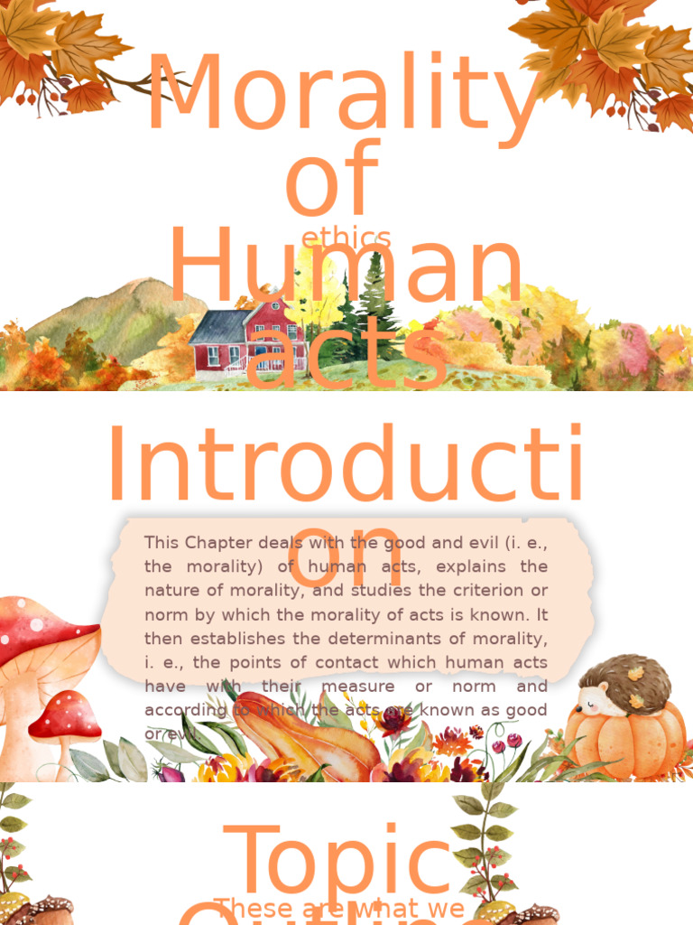 Understanding Human Morality and Ethics | PDF | Morality | Good And Evil