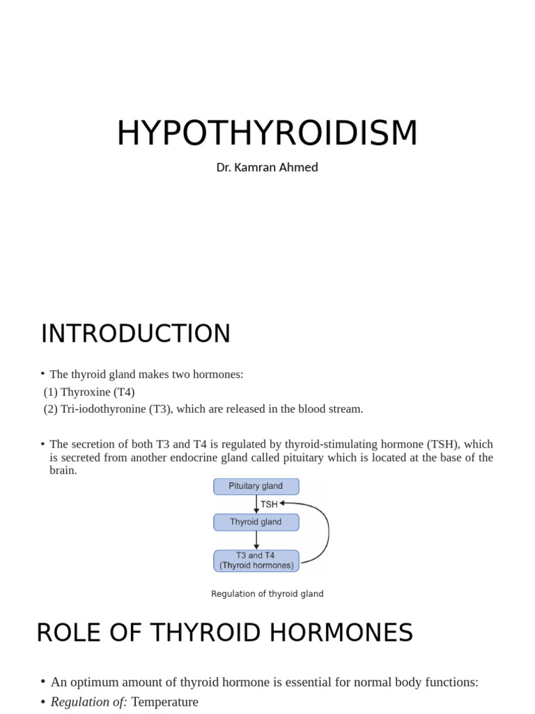 HYPOTHYROIDISM | PDF | Hypothyroidism | Thyroid