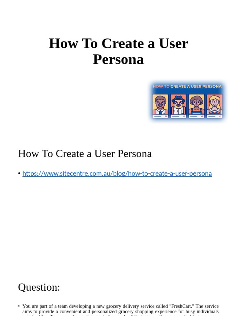 Creating Persona | PDF