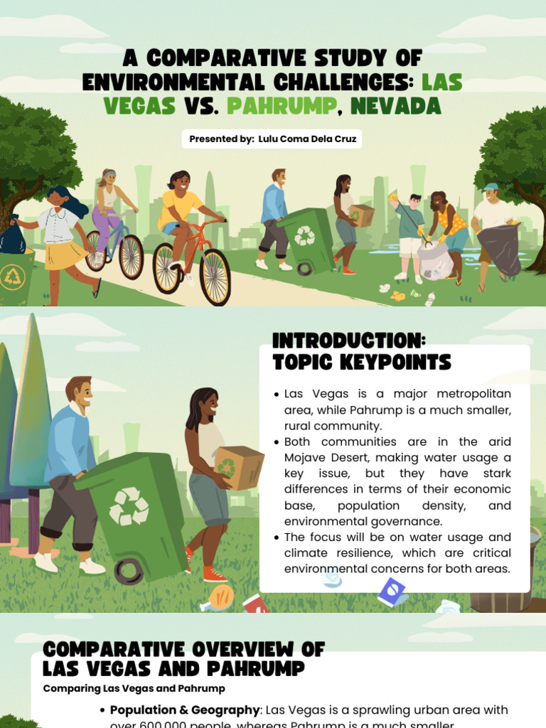 Environmental Challenges: Vegas vs. Pahrump | PDF | Infrastructure ...