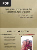 Fine Motor Skills Assessment Checklist | PDF