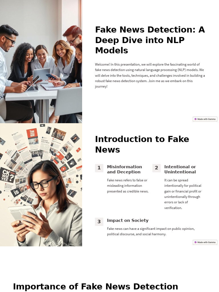Fake News Detection A Deep Dive Into NLP Models 1 | PDF | Statistical ...