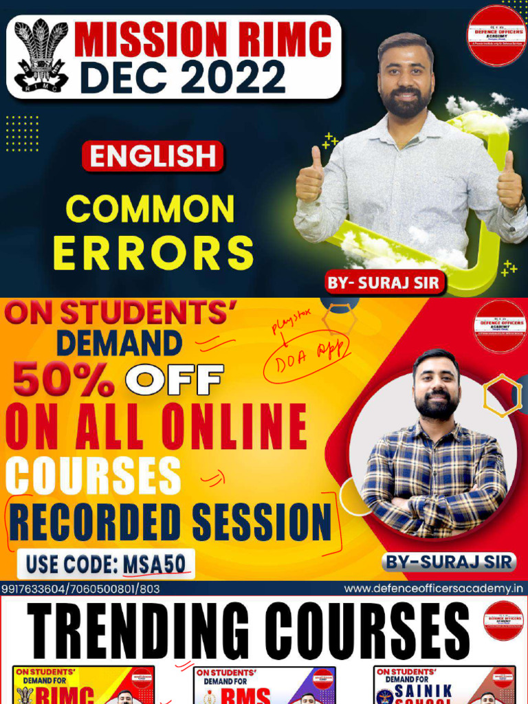 Common Errors .. - Compressed 1 2 | PDF