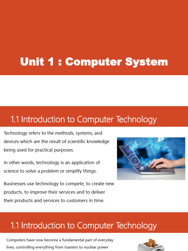 Chapter 1 MIS - Computer System | PDF | Random Access Memory | Printer (Computing)