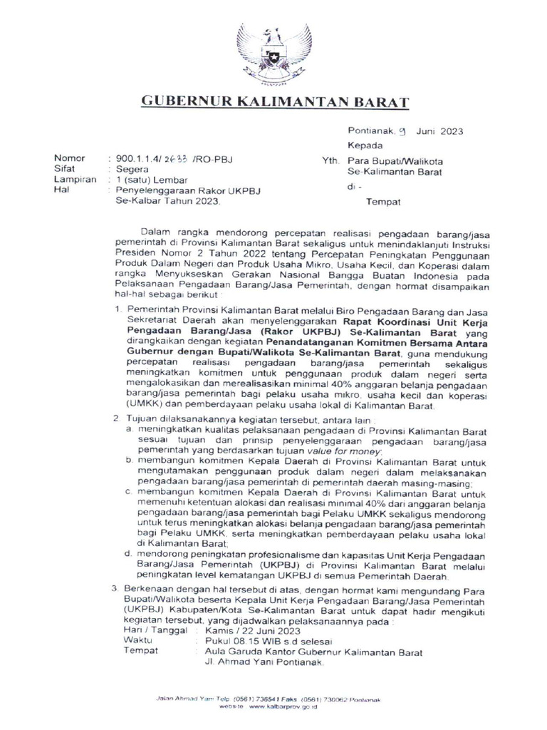 Surat Undangan Ke Bupati Cap TTD - Compressed | PDF