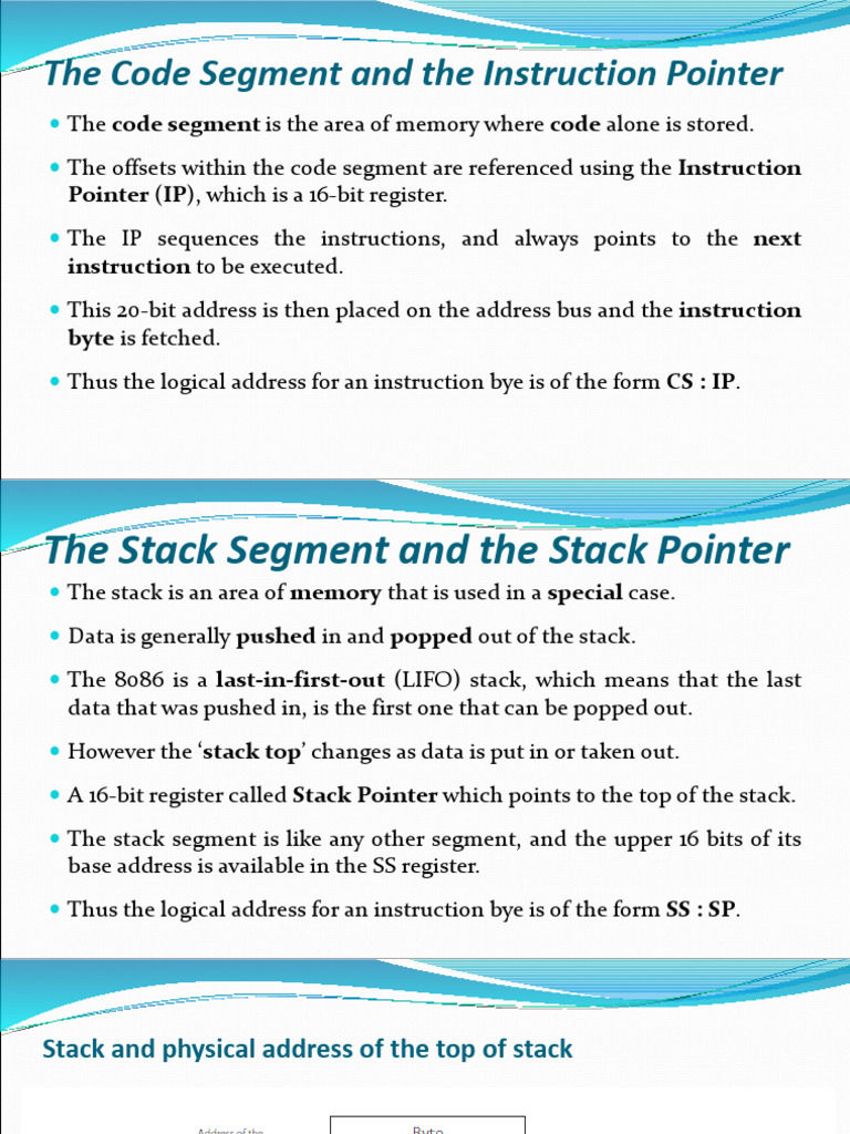 Memory Segmentation in 8086 Architecture | PDF | Central Processing Unit | Office Equipment