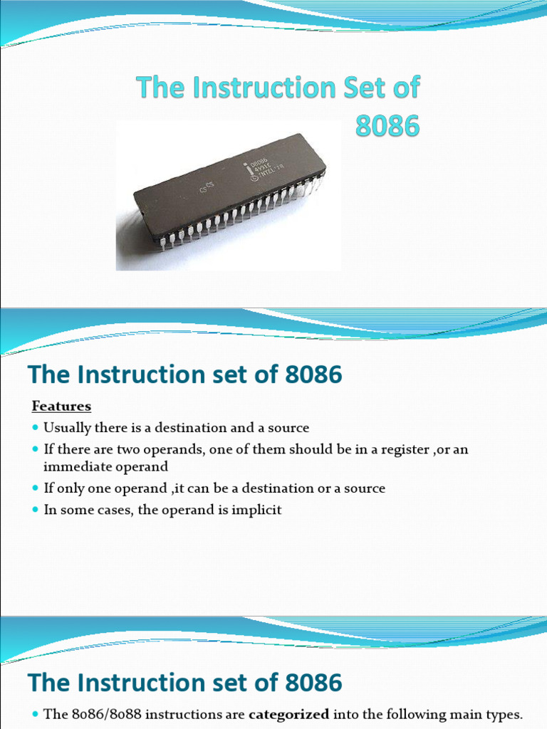 Instr Set | PDF | Central Processing Unit | Arithmetic