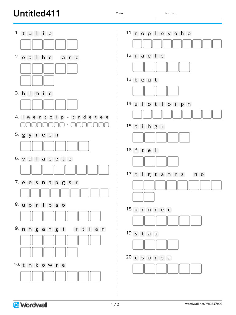 Untitled411 Anagram | PDF