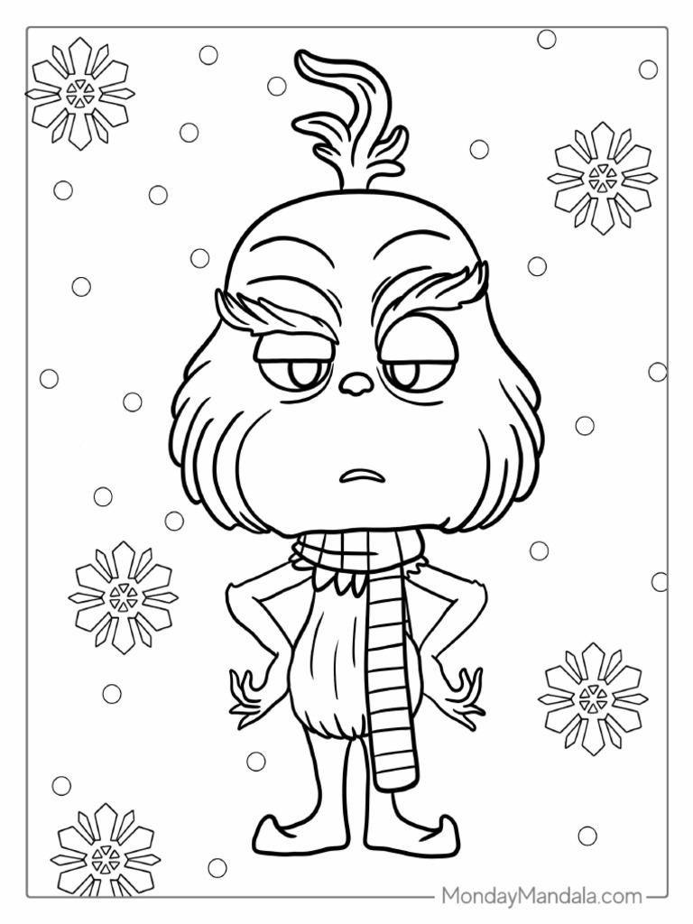 Grinch Coloring Sheet | PDF