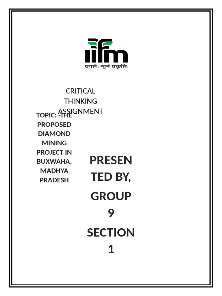 Assignment CT Group 9 Sec1 | PDF