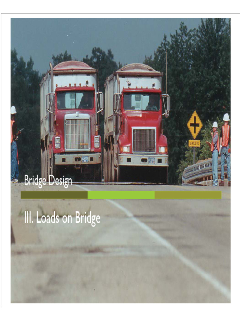 C-3 Bridge Design 3-1 - Loads | PDF | Bridge | Structural Load
