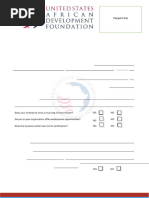 OM Foundation Application Form | PDF | Nonprofit Organization