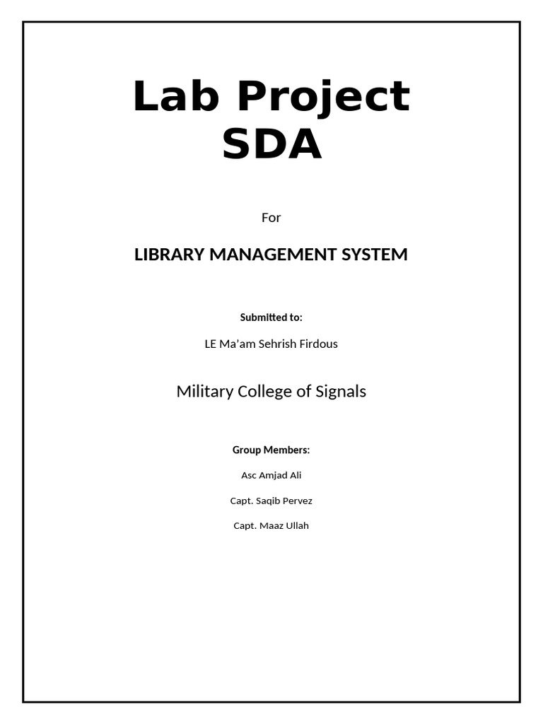 Library Management System Documentation | PDF | Libraries | Android ...