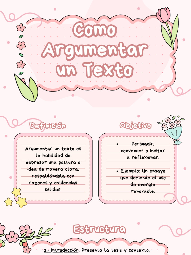 Como Argumentar Un Texto | PDF | Argumento | Ensayos