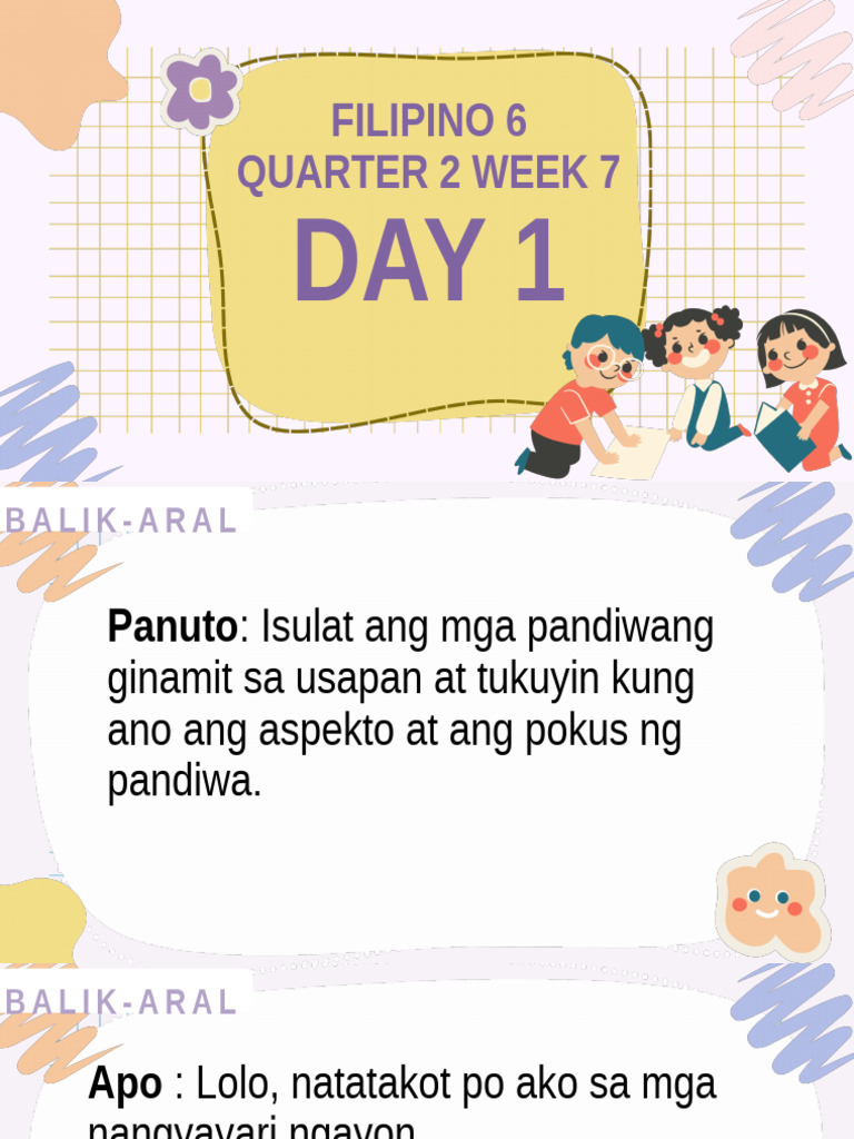 q2 Filipino PPT Week 7 | PDF