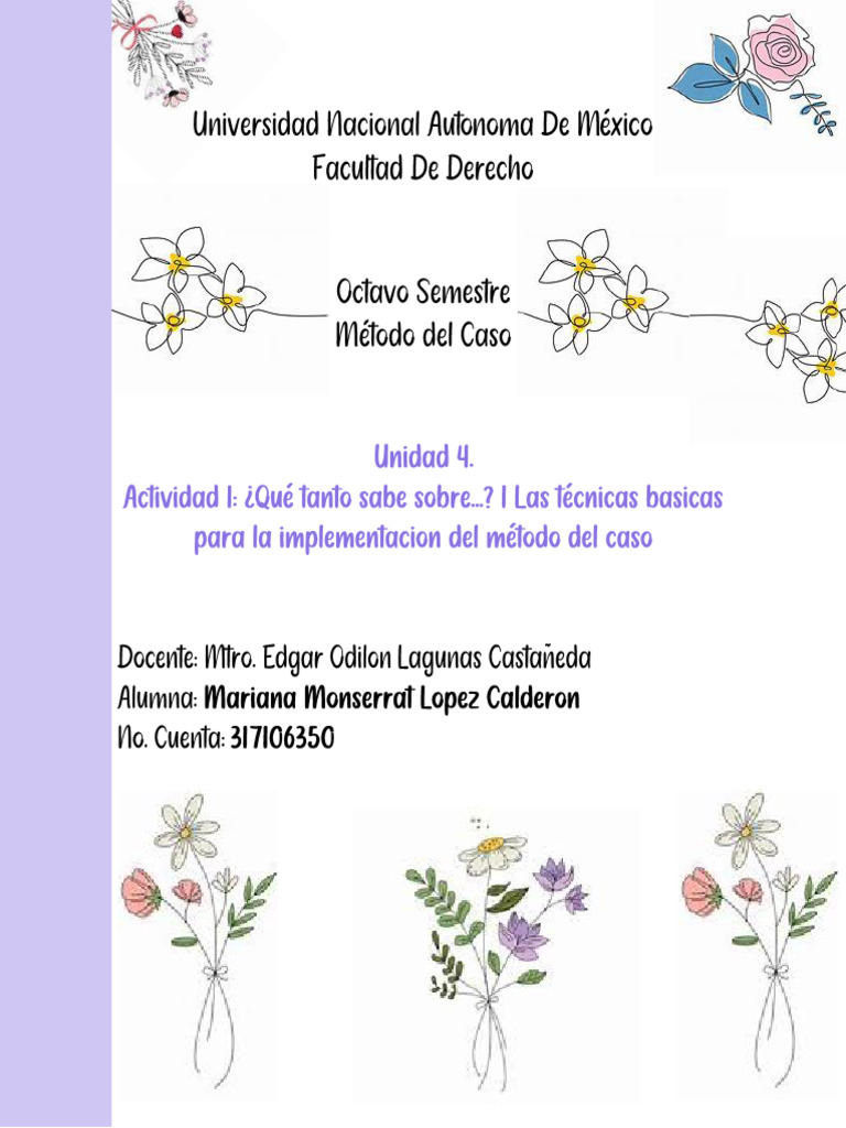 MMLC MC U4 A1 2024 | PDF | Caso de ley