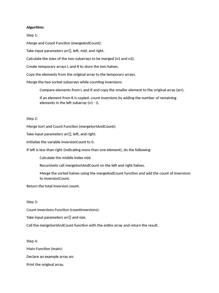 4 2 Merge Sort Pdf Computing Applied Mathematics