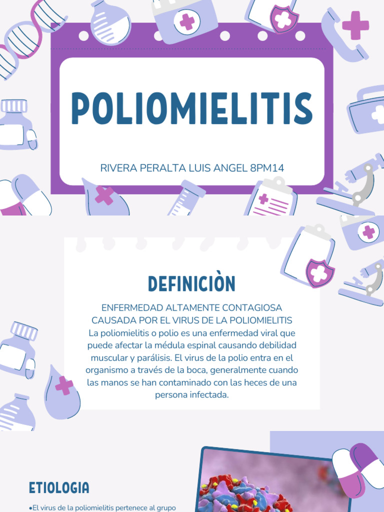 Poliomielitis 20240924 003330 0000 | PDF | Inmunología | Salud pública