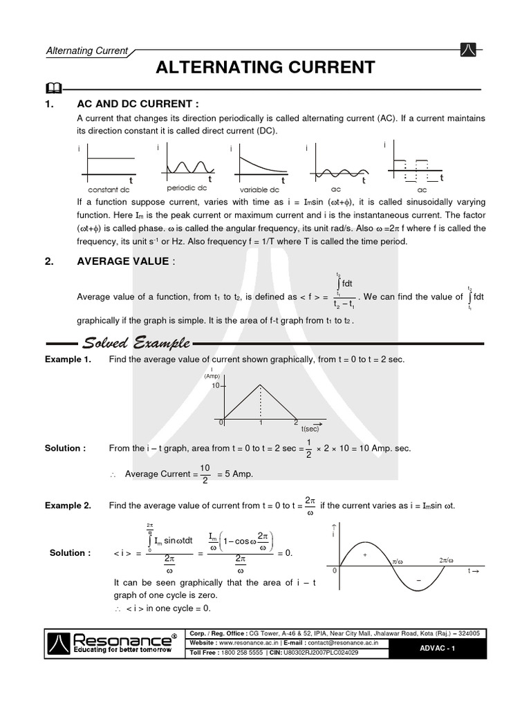 Alternating Current Final 568j3MC | PDF | Inductor | Transformer